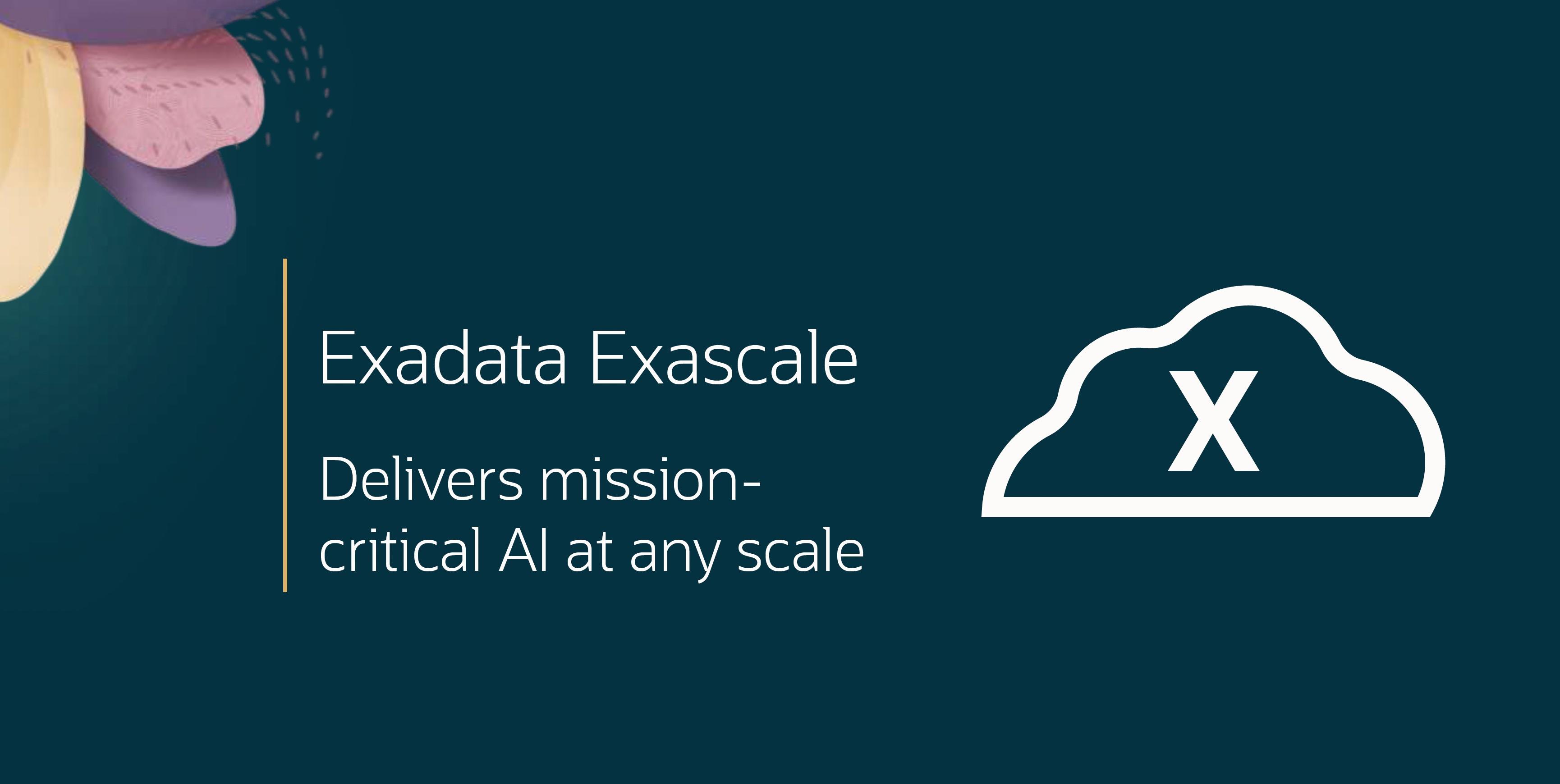 Oracle Exadata Exascale, il supercomputing elastico, accessibile e pay ...